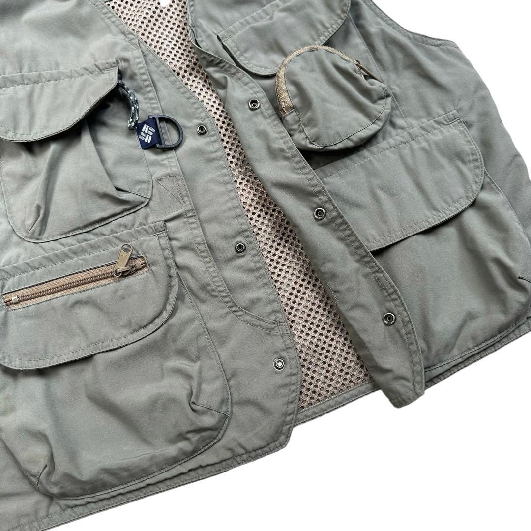 90s コロンビア columbia フィッシング ベスト Lサイズ