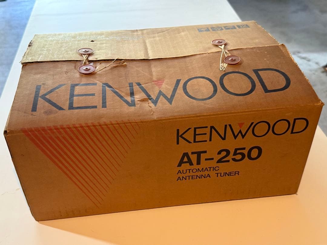 【希少・未使用品】KENWOOD AT-250 アンテナチューナー 付属品完備