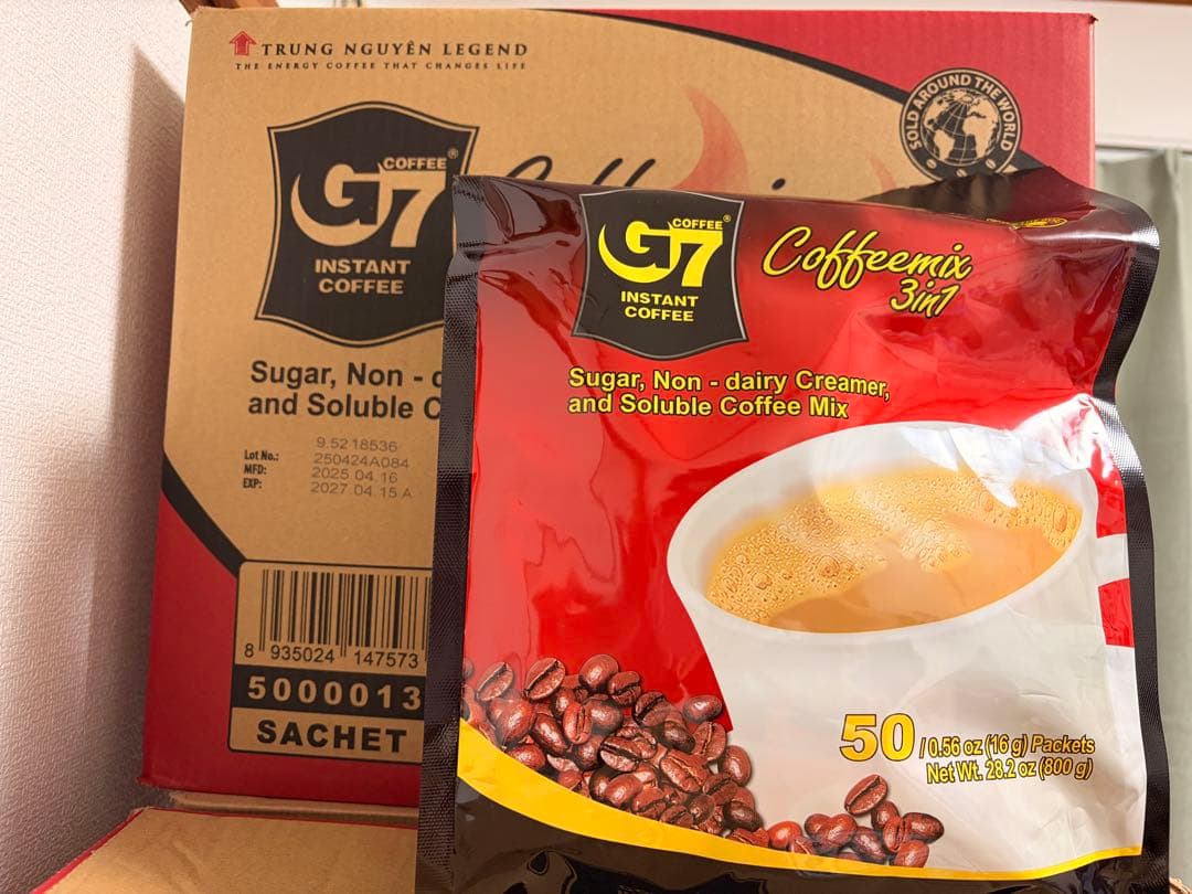 G7 ベトナムコーヒー　カフェオレ　正規品 (16g × 500袋)
