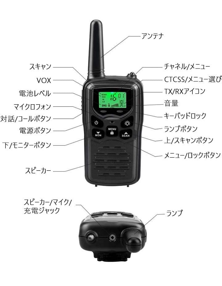 トランシーバー 4台セット無線機免許不要