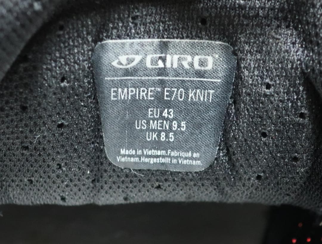 GIRO EMPIRE E70 KNIT サイズ43　ロードシューズ