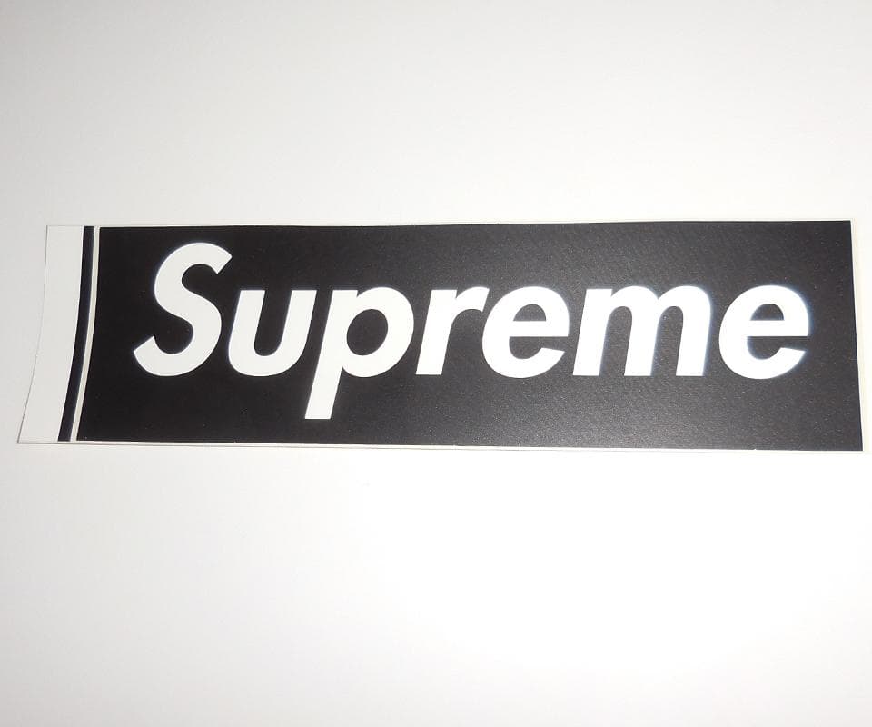 Supreme カーボンファイバー ボックスロゴ ステッカー ブラック 正規品
