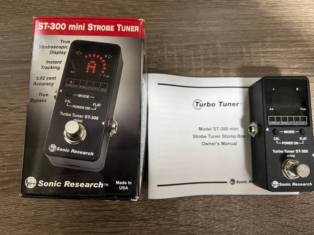 ギター Sonic Research Turbo Tuner ST-300 mini