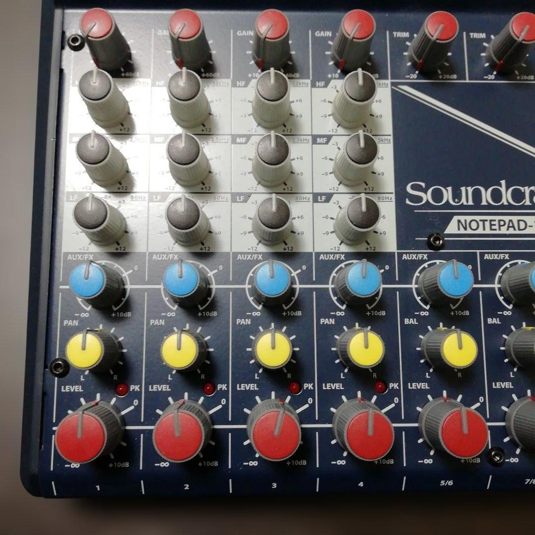 Soundcraft PA ミキサー NOTEPAD-12FX