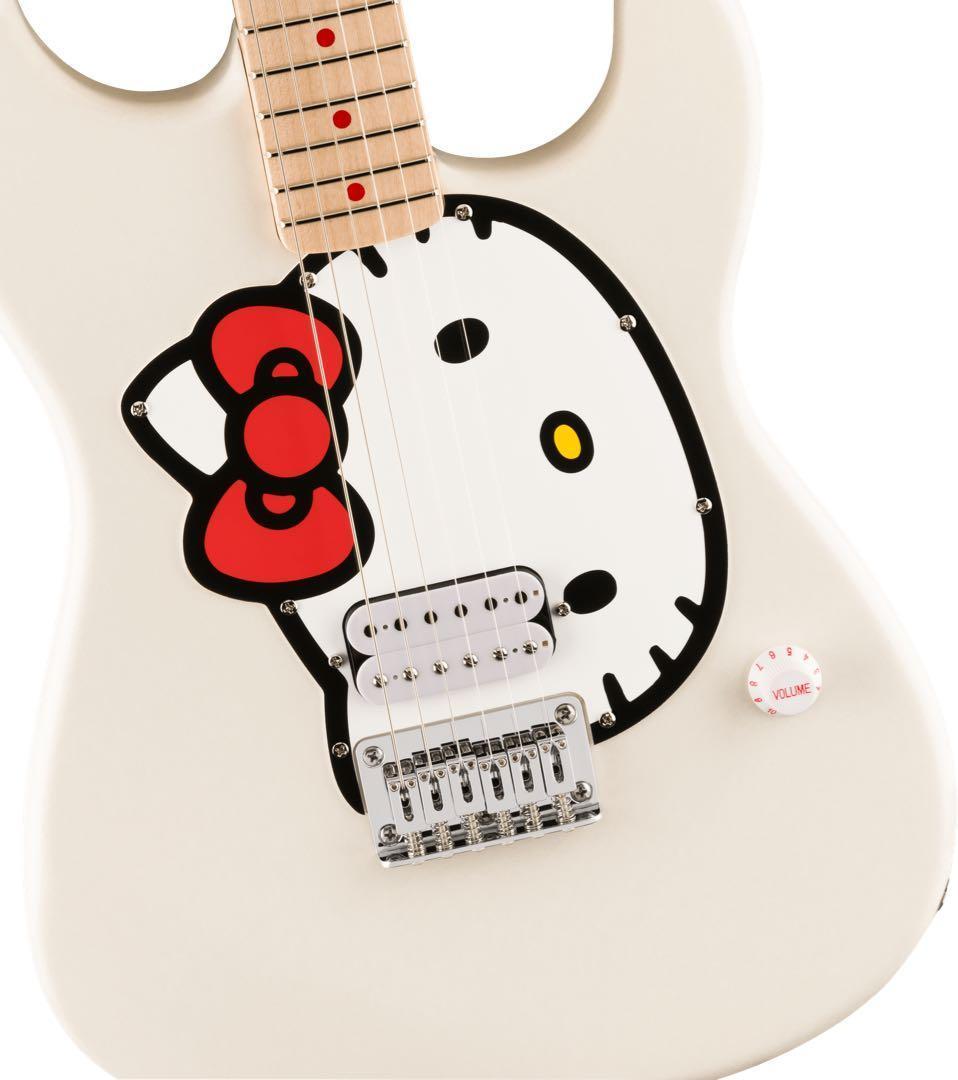 ギター Hello Kitty Stratocaster Limited White