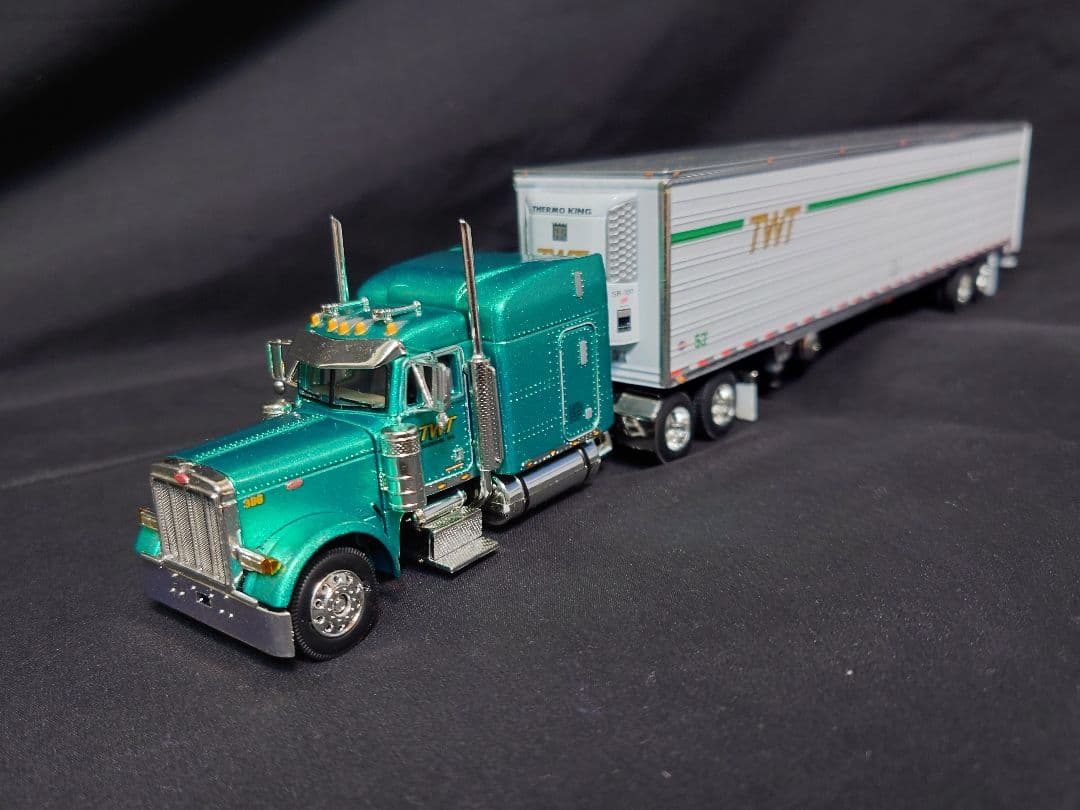 DCP 1/64 Peterbilt379 トレーラーミニカー トラック野郎
