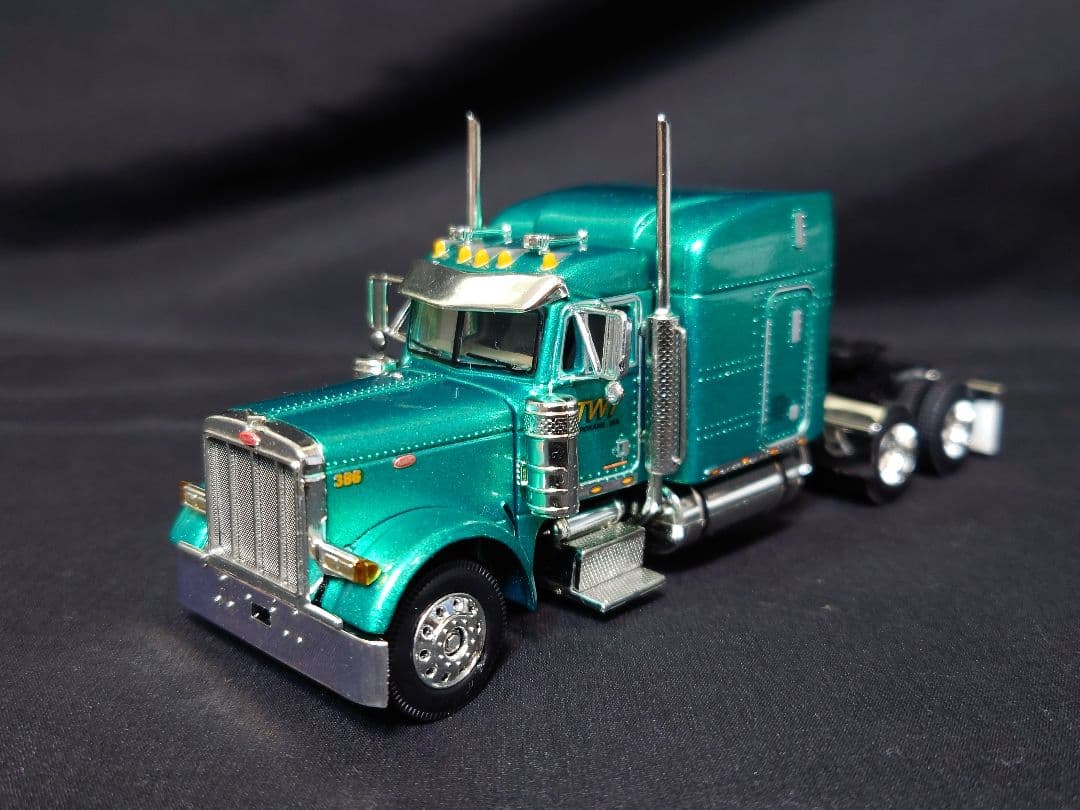 DCP 1/64 Peterbilt379 トレーラーミニカー トラック野郎