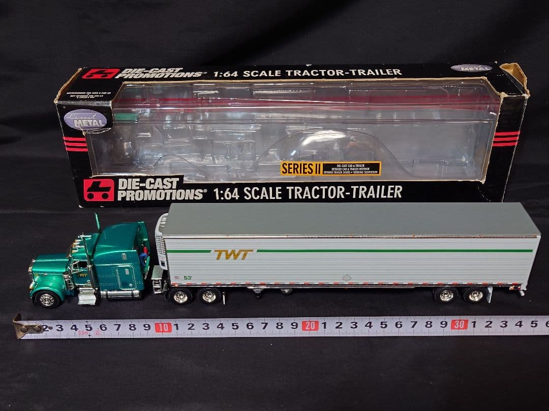 DCP 1/64 Peterbilt379 トレーラーミニカー トラック野郎