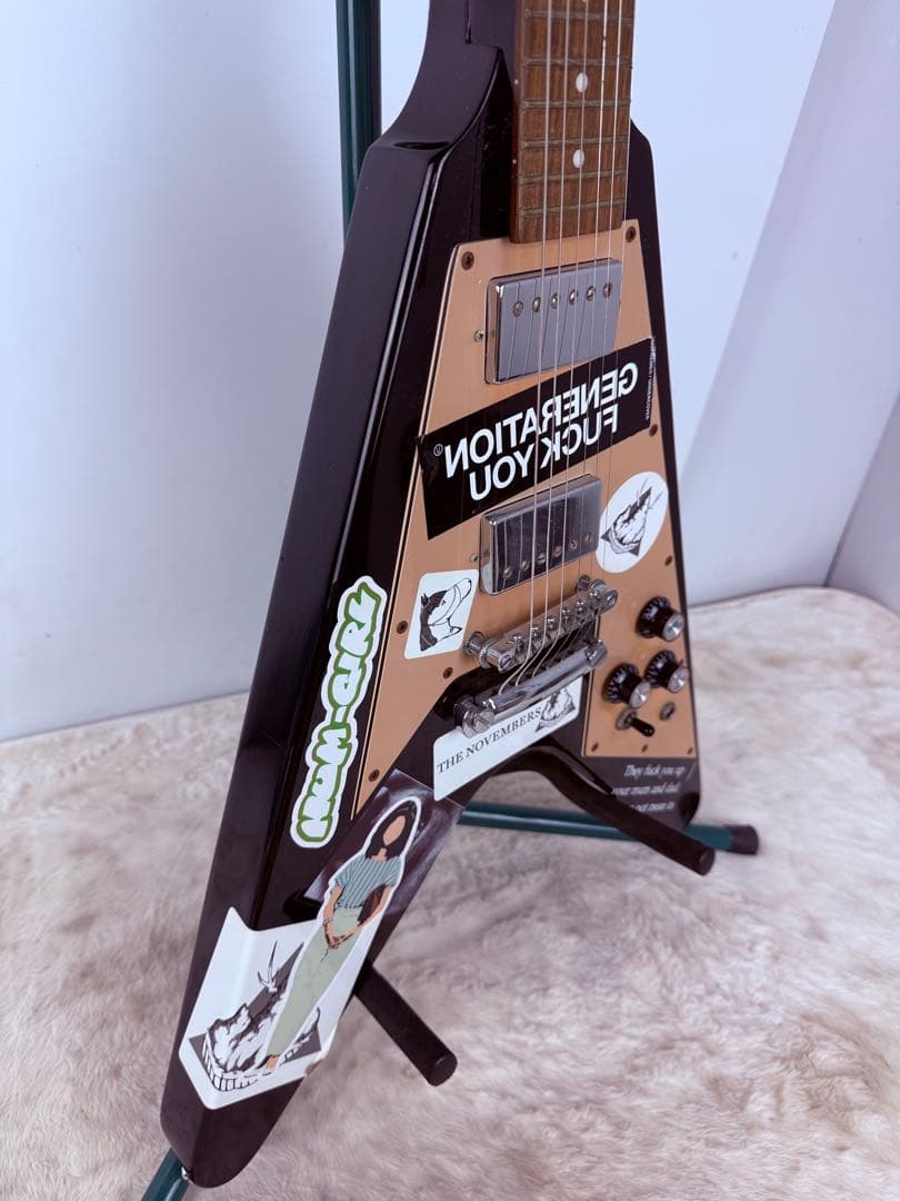 音出し良好♪Tokai FV-58 Flying V エレキギター ケース付き