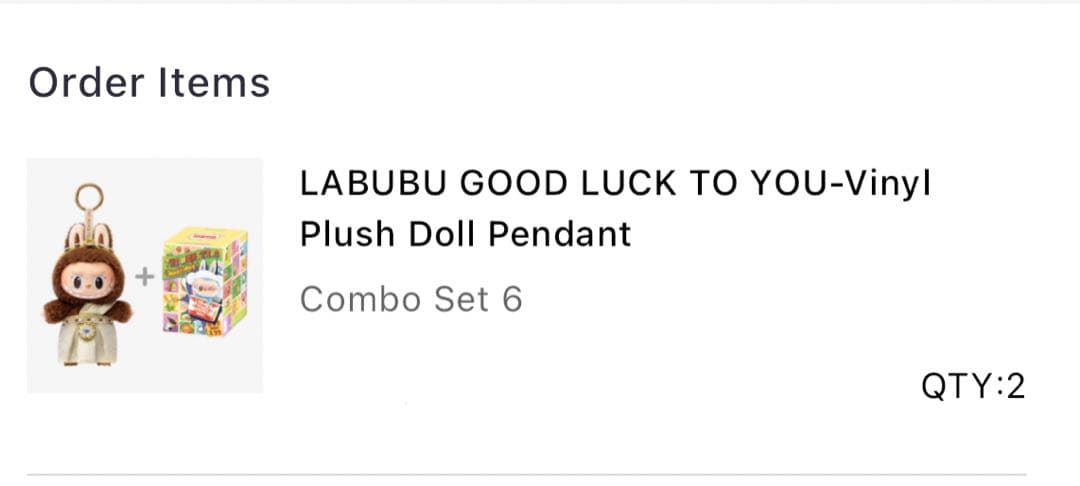 【完全正規品】LABUBU Good Luck To You ✨タイ限定✨