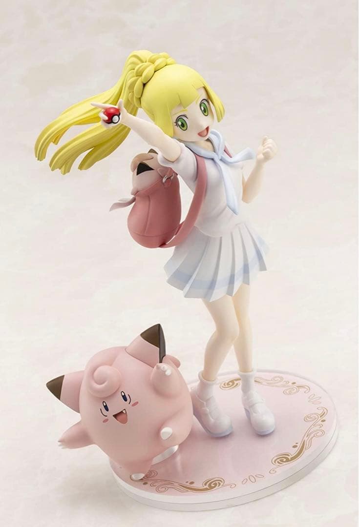 【新品・未開封】ポケモンセンターオリジナル フィギュア がんばリーリエ＆ピッピ