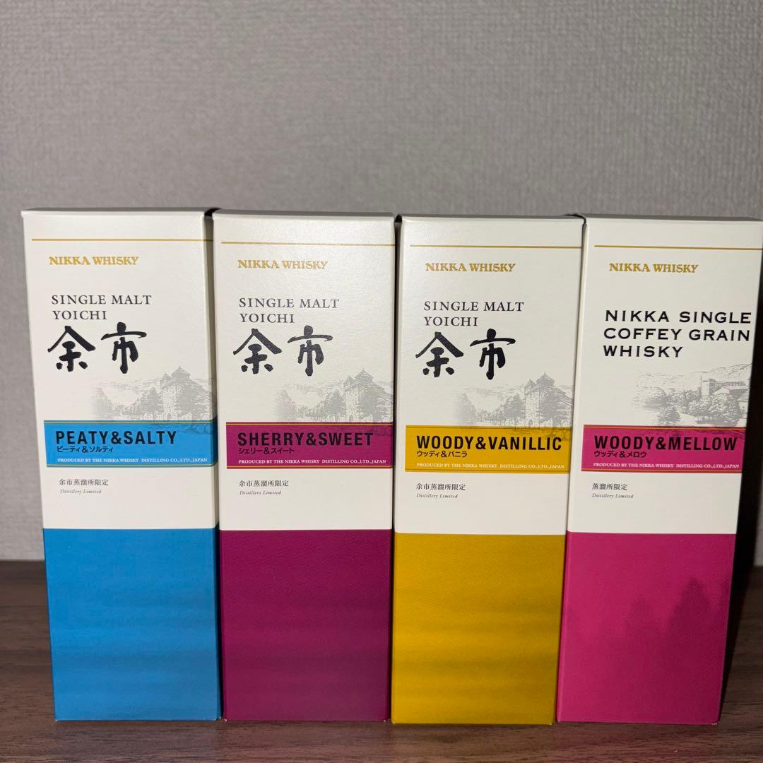 NIKKAウイスキー　蒸溜所限定　180ml×4本セット
