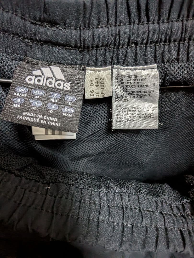adidas レッド ブラック ジャージ上下セット