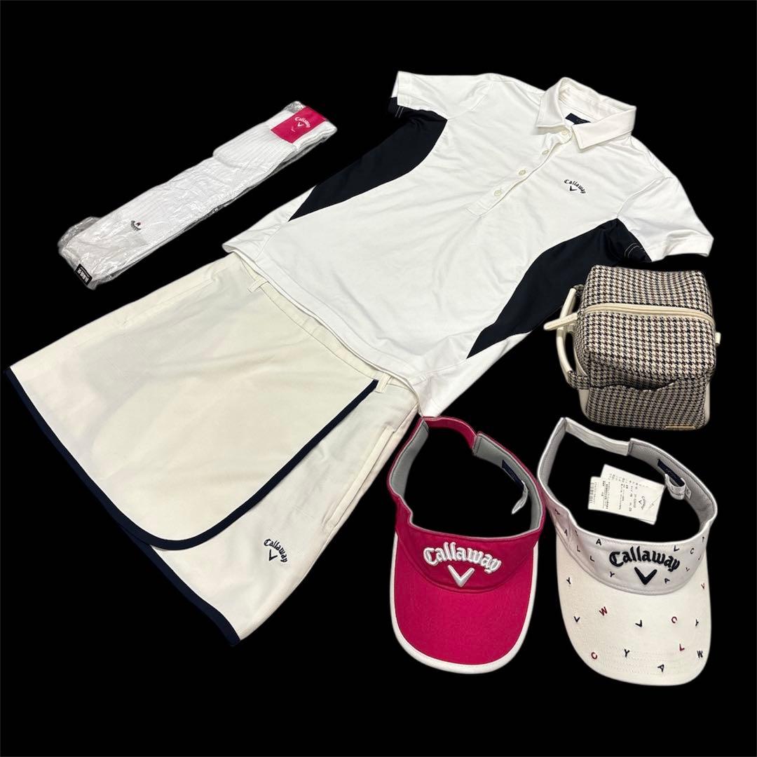 未使用キャロウェイCallaway　ゴルフウェア　サンバイザー　ソックス　セット