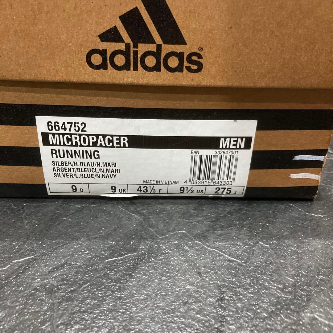 adidas  us9.5 マイクロペーサー　アディダス