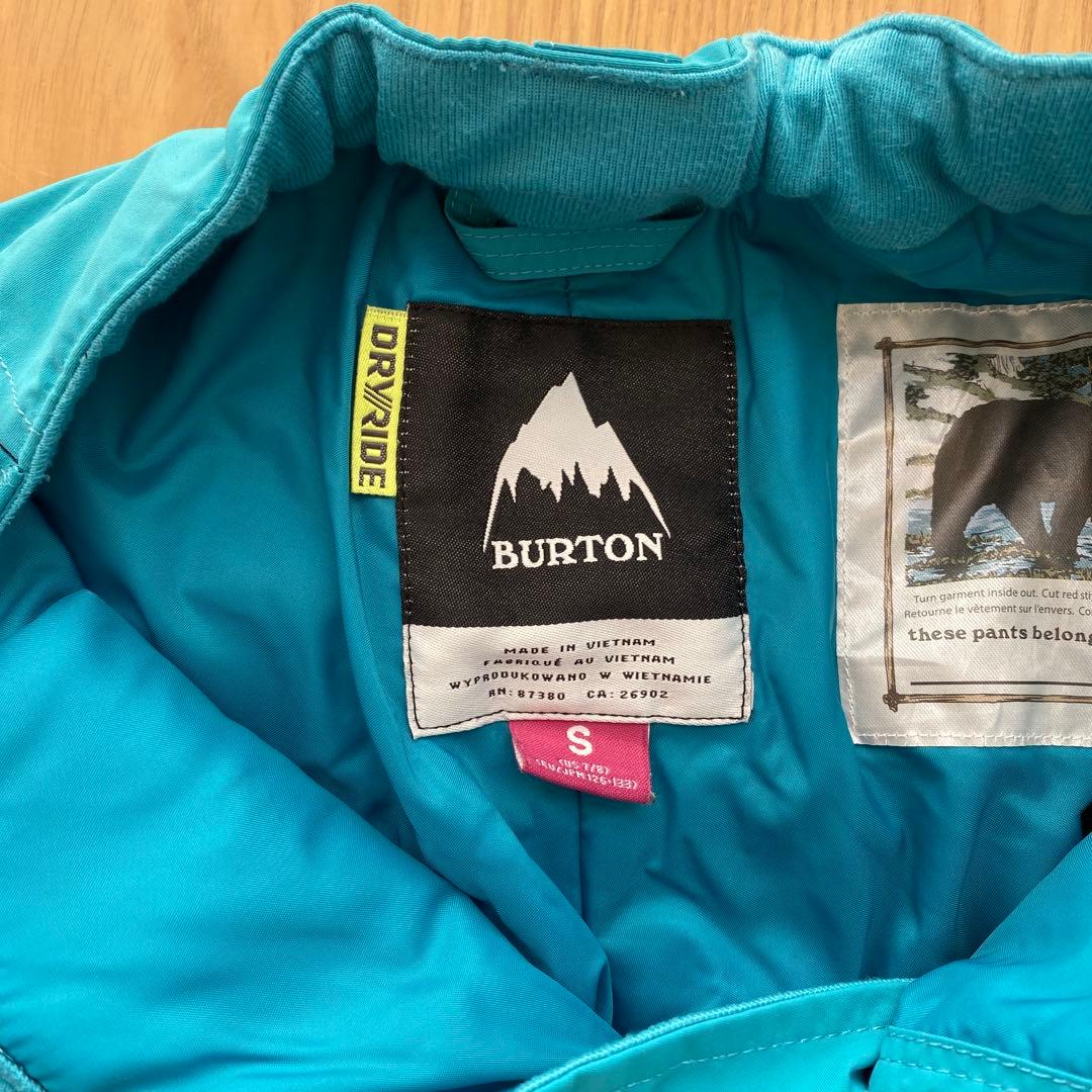 Burton kids上下セット　sサイズ