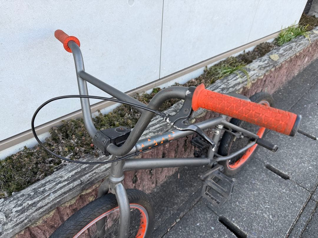 ORANGE BMX 自転車 トリック ペグ付き