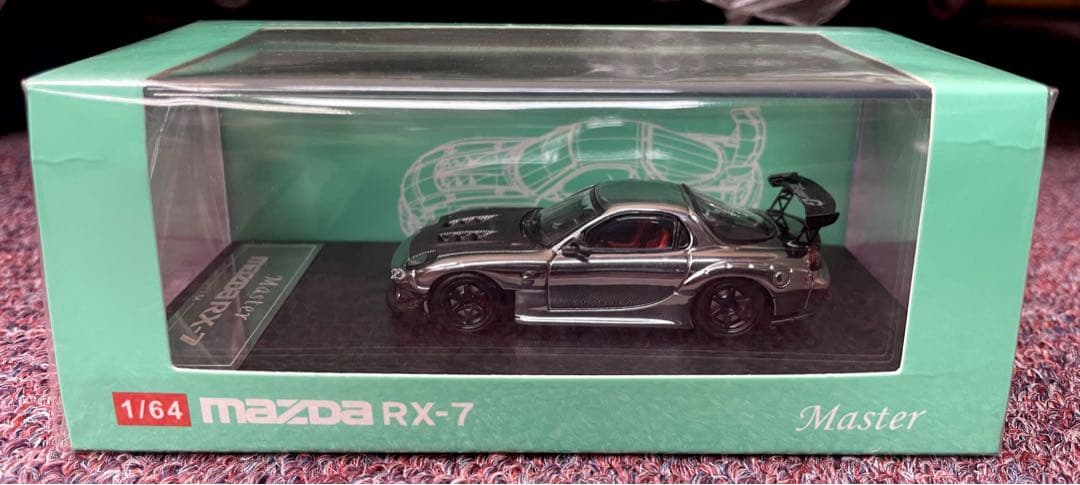 Master 1/64 マツダ RX7 FD RE雨宮 光沢 カーボンファイバー