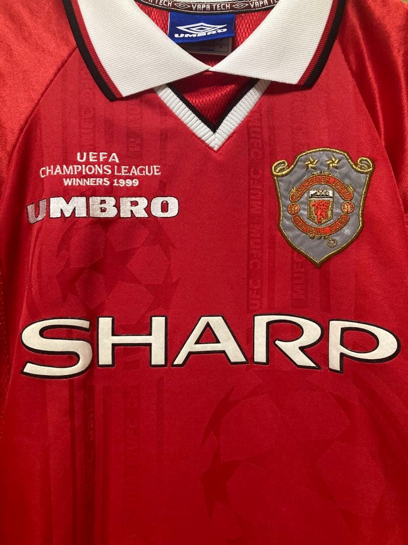 【正規品】UMBRO マンチェスターユナイテッド 1999 優勝記念ユニフォーム