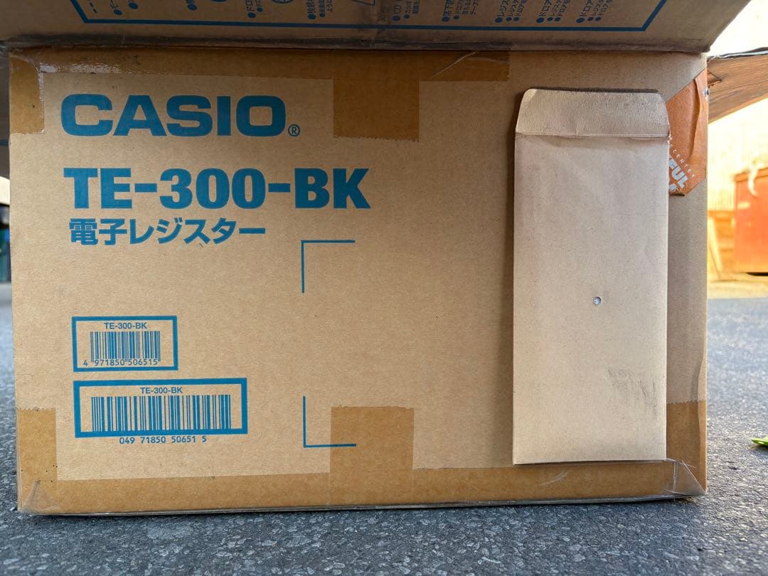CASIO TE-300-BK 電子レジスター