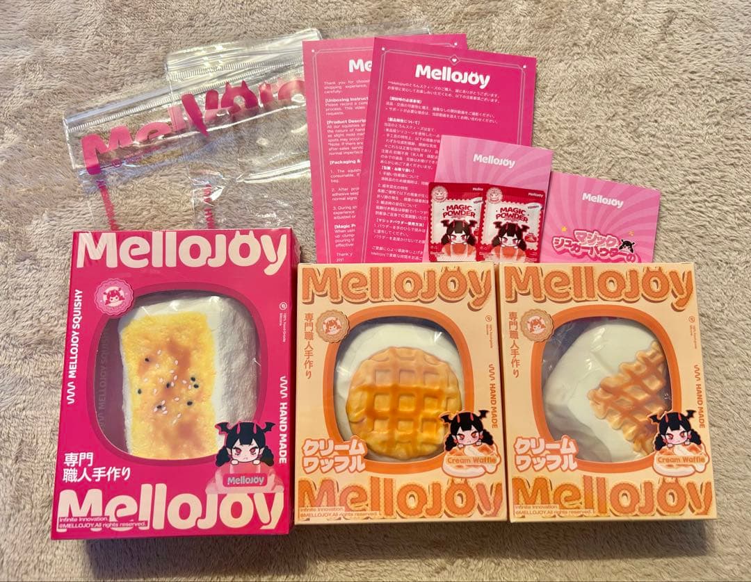 Mellojoy メロジョイ クリームワッフル 焼きもち 3個セット