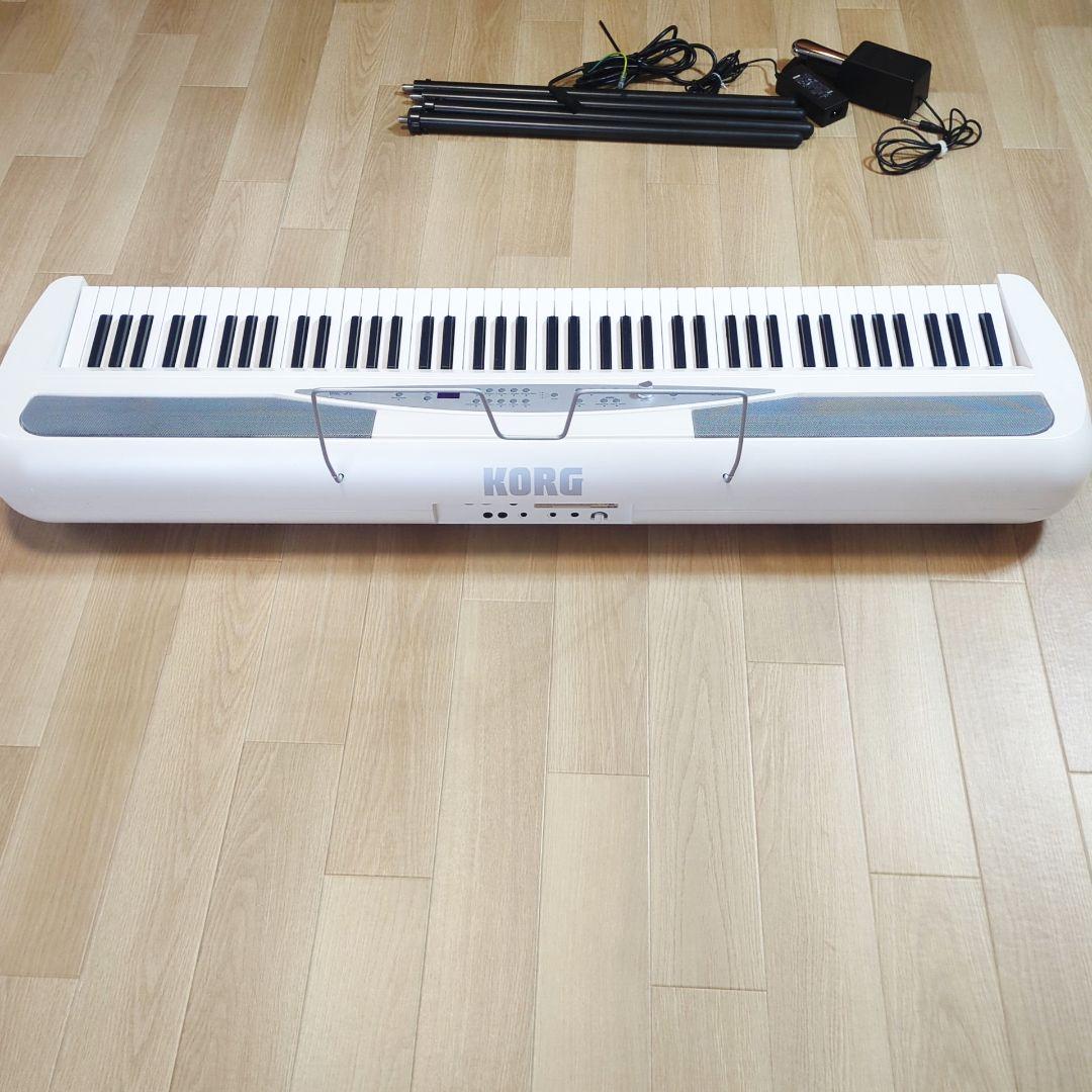 KORG SP-280-WH 電子ピアノ ホワイト 美品 88鍵盤 付属品多数