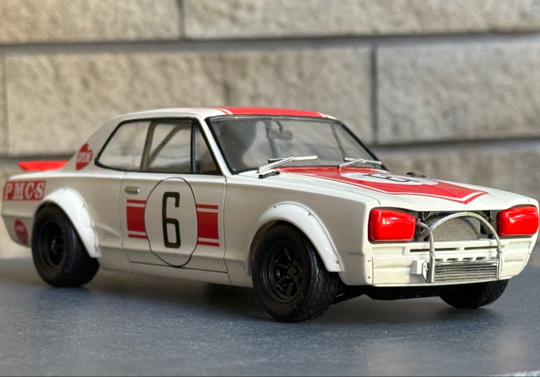SKYLIN GT-R 1971年日本GP優勝車 1/24 完成品☆