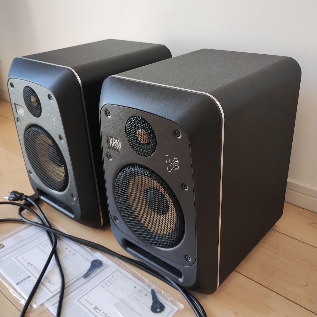 美品 KRK V6S4 ペア スタジオモニタースピーカー