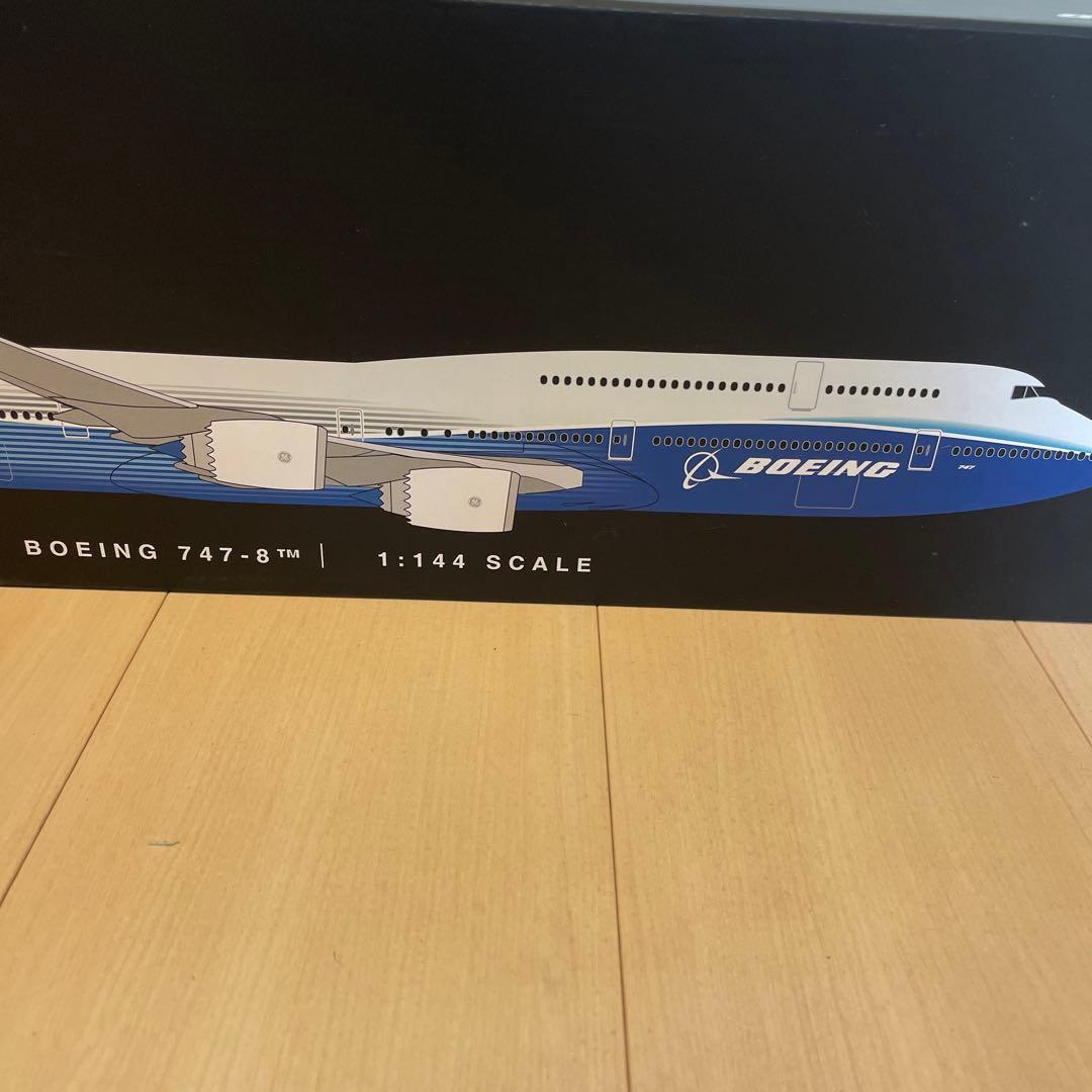 ★レア★BOEING747-8 【BOEING塗装】1:144モデルプレーン