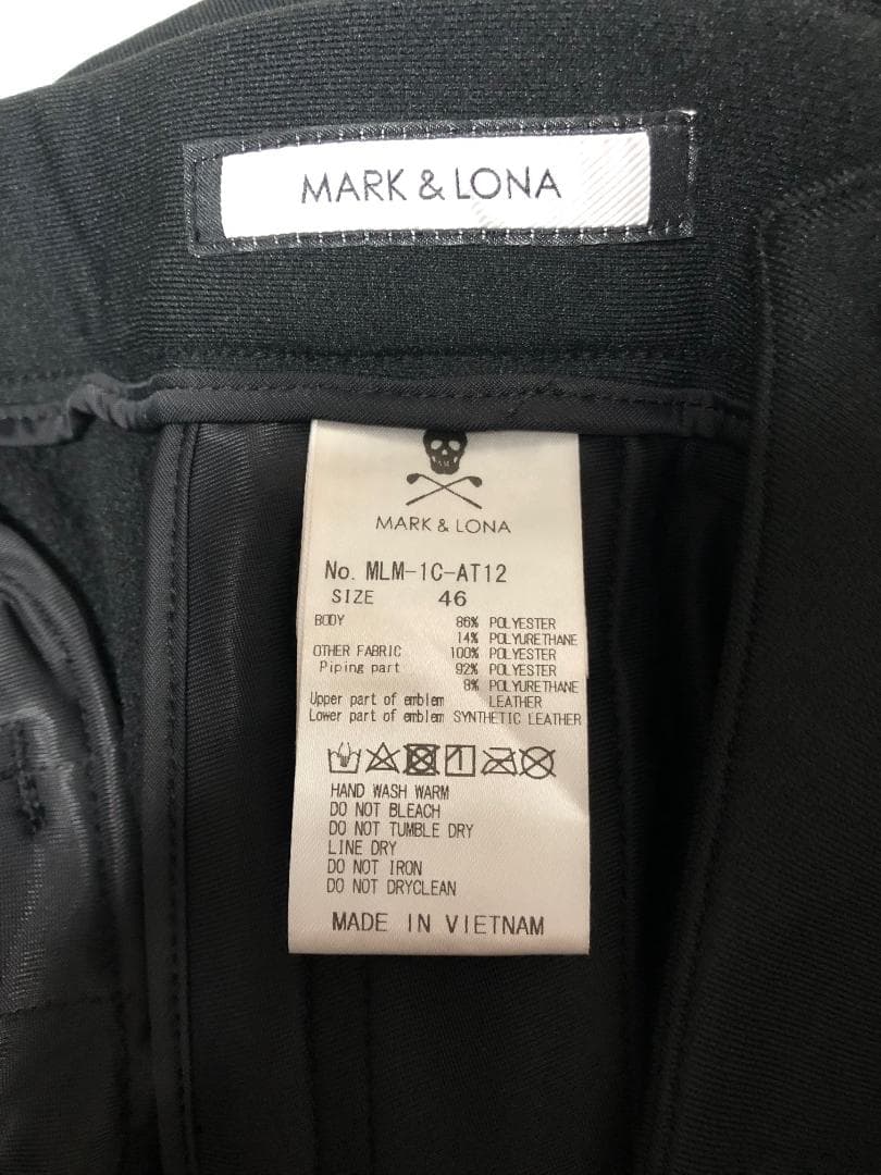 新品 MARK&LONA HEAT ENERGY スカル トラック パンツ
