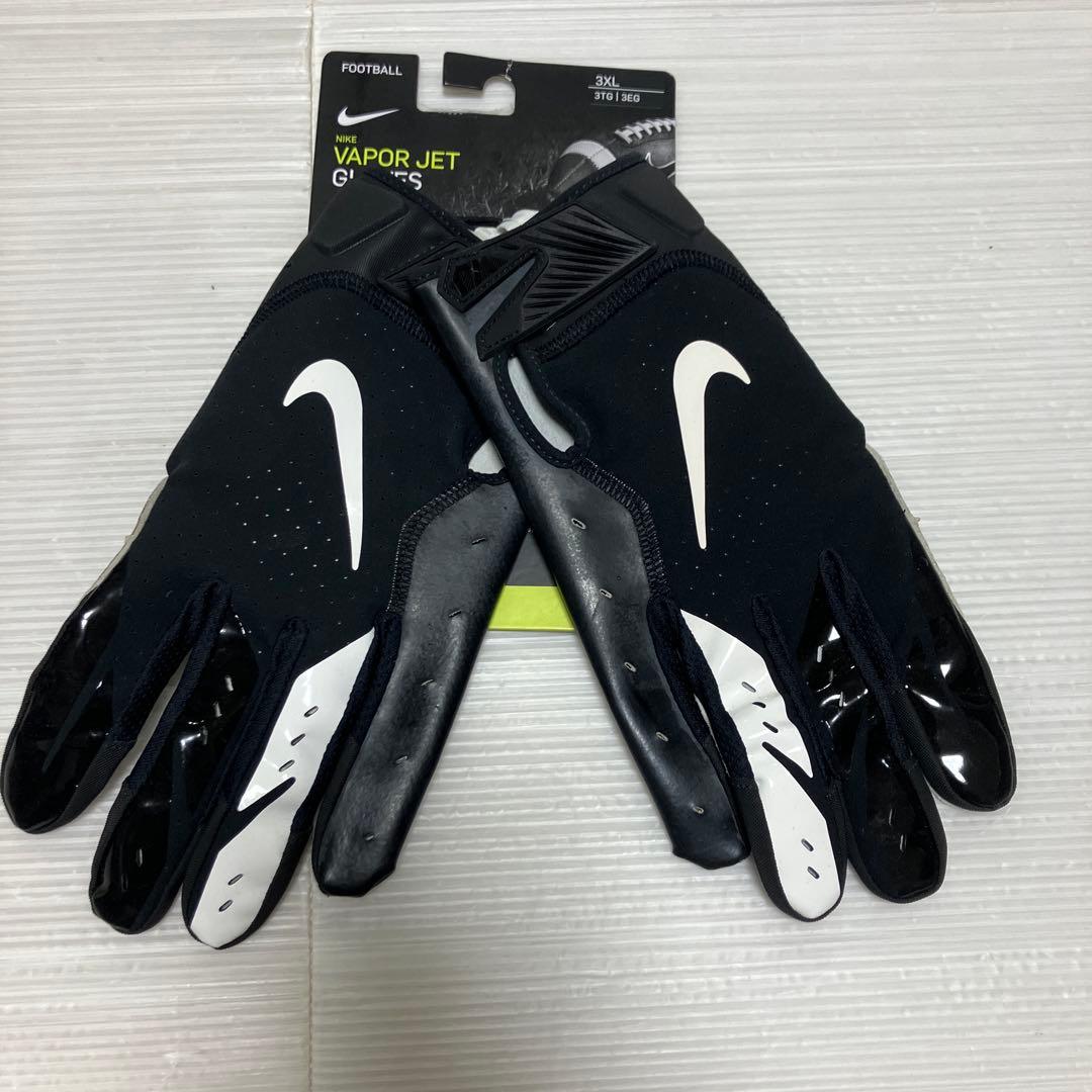 送料無料 新品 NIKE アメフト グローブ VAPOR JET 3XL