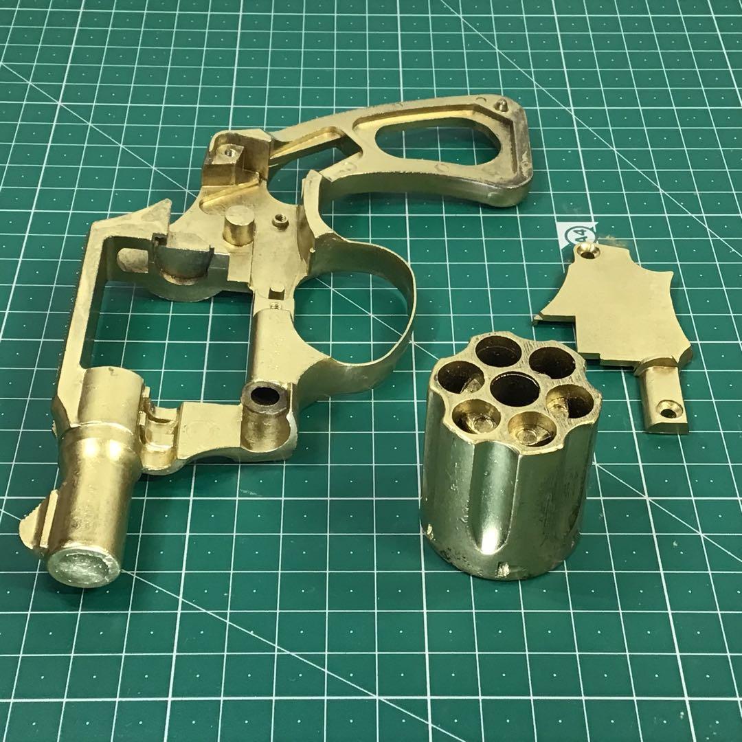 トイガン COLTディテクティブ フレームセット 金色塗装 銃口閉鎖 合法品