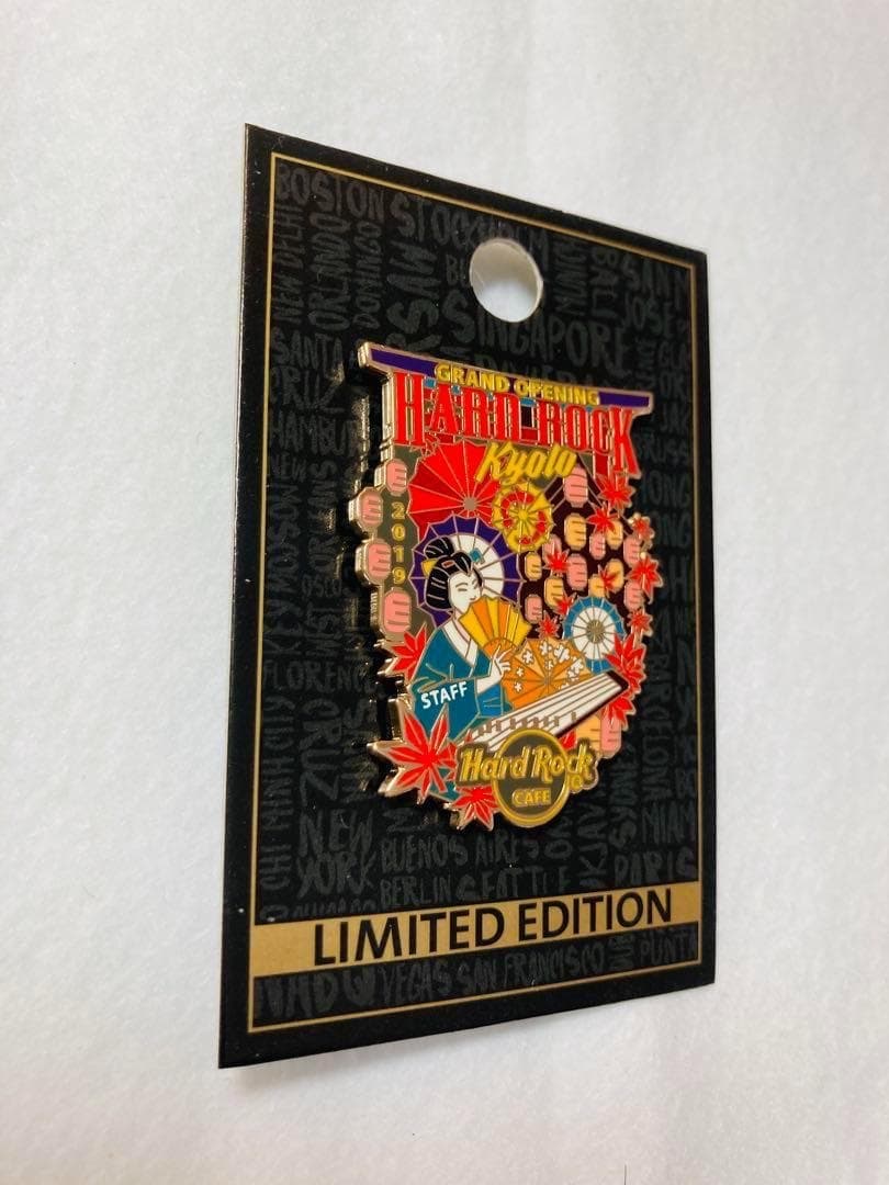ピンズ・ピンバッジ・缶バッジ HARD ROCK CAFE KYOTO OPENING STAFF PIN