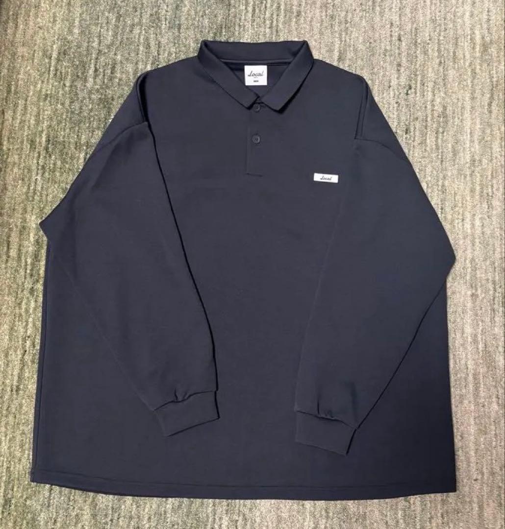 【完売品】Local GOLF L.C.A.P. L/S POLO Black