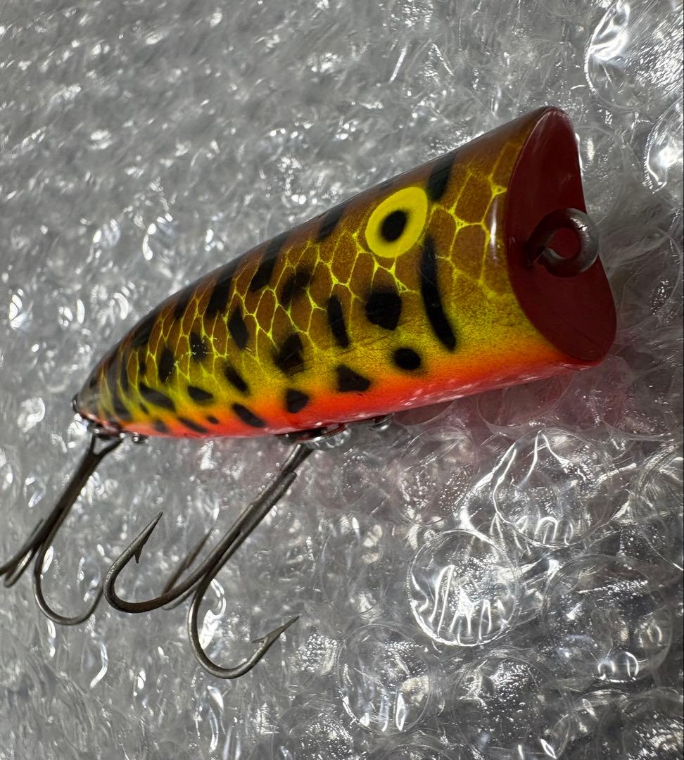オールドヘドン　チャガースプーク　BRS 濃色　茶スイカ　heddon ルアー