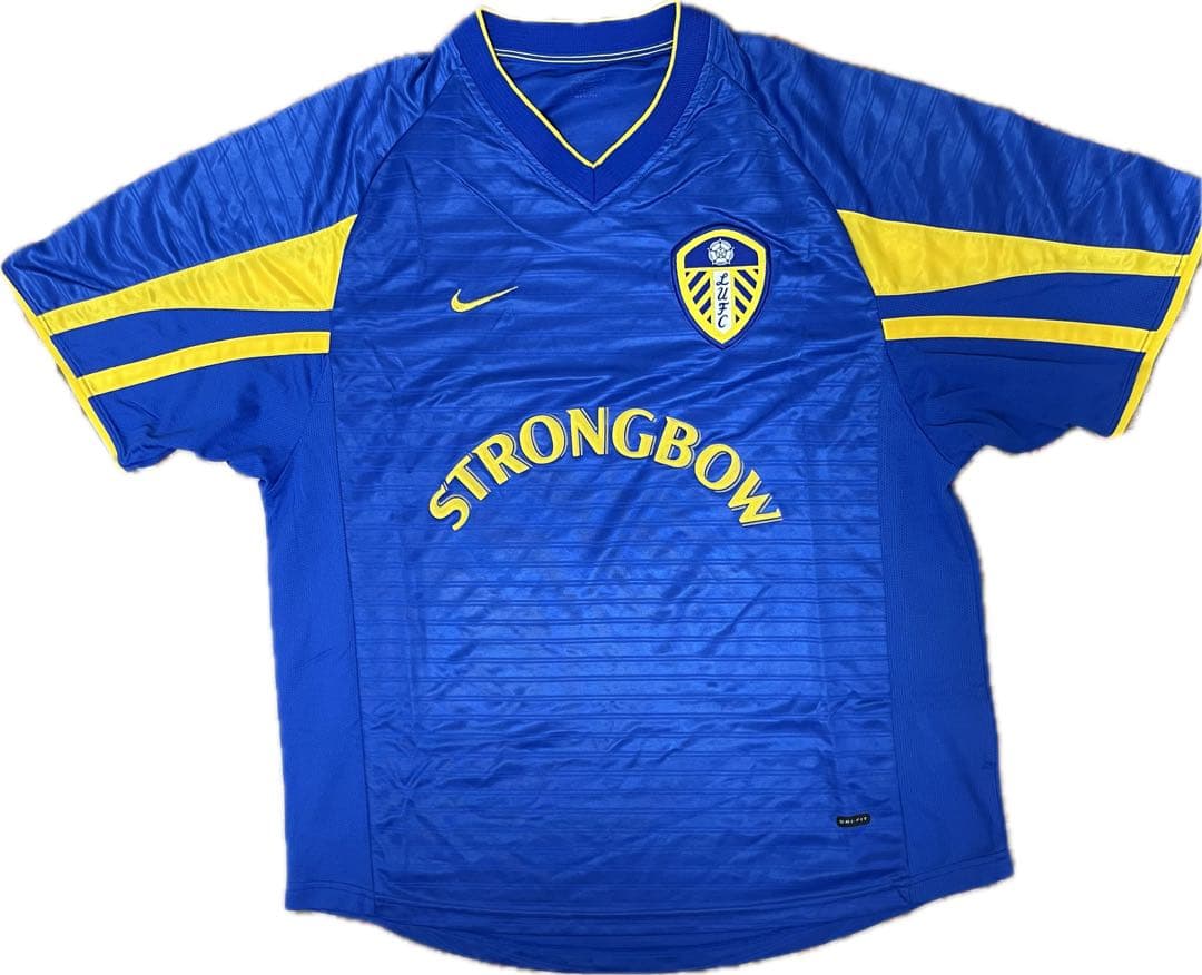 Nike Leeds United シャツ 青/黄色 STRONGBOW