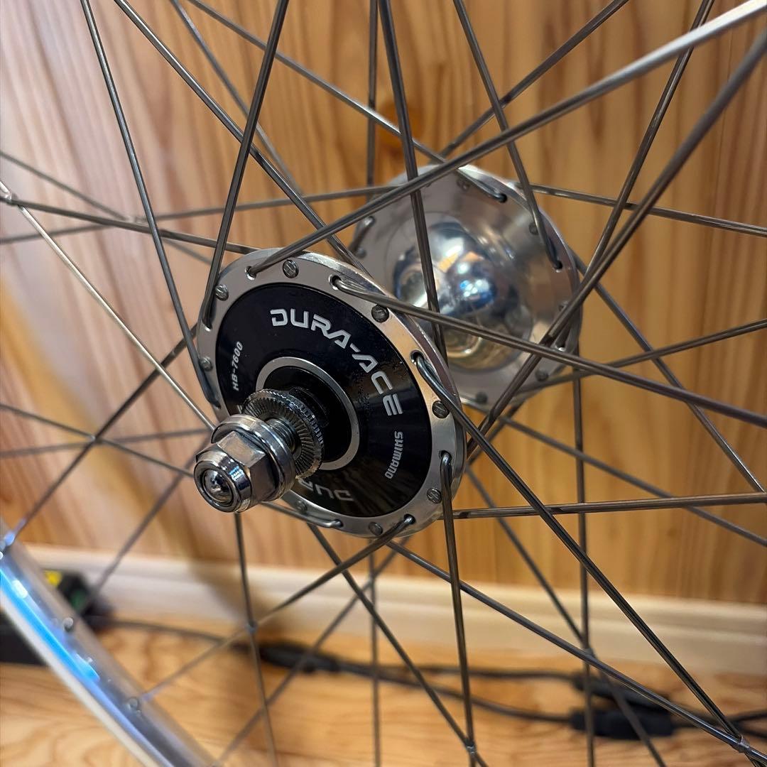 競輪 DURA-ACE HB-7600 完組ホイール 2本セット