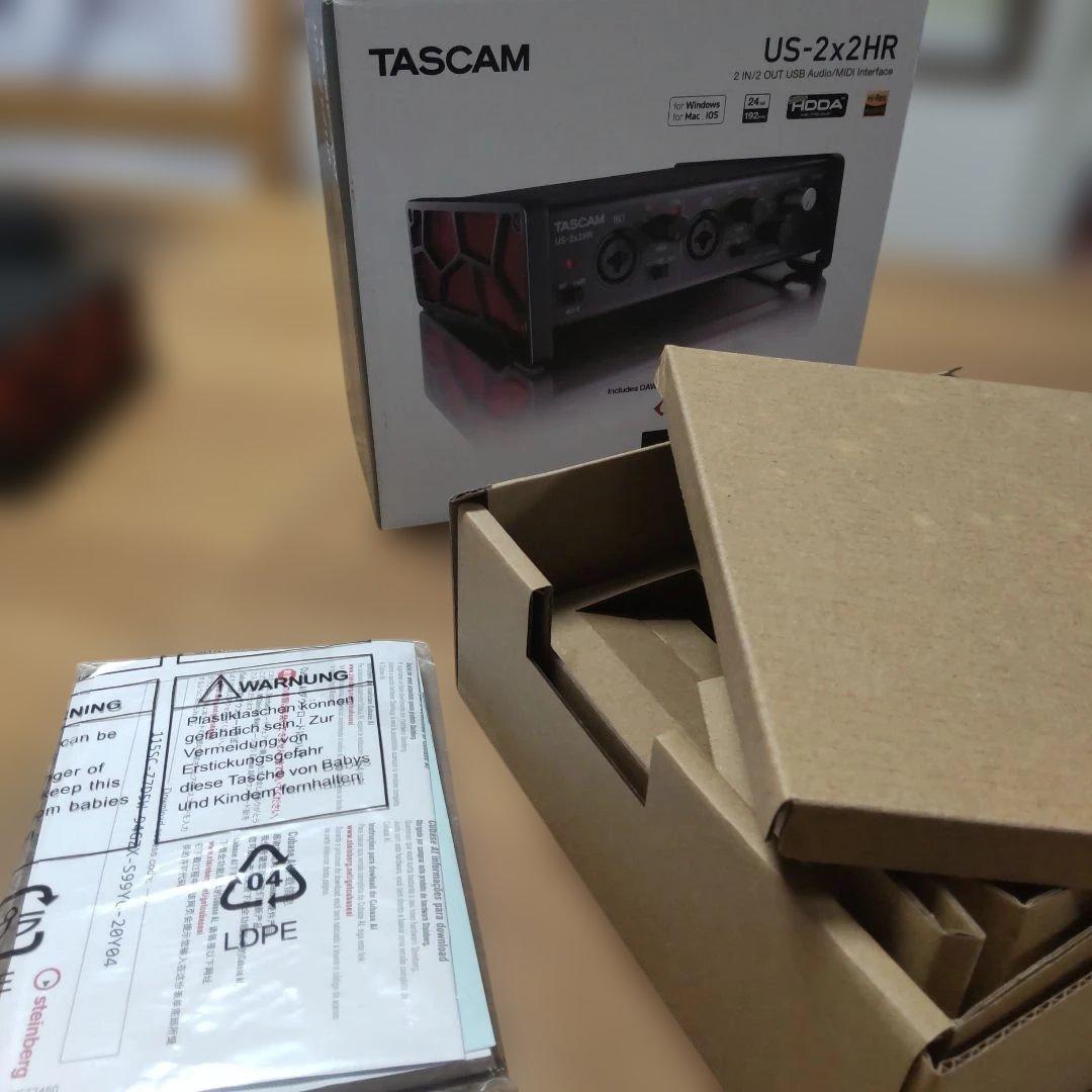 TASCAM US-2x2HR　オーディオインターフェイス DTM・DAW