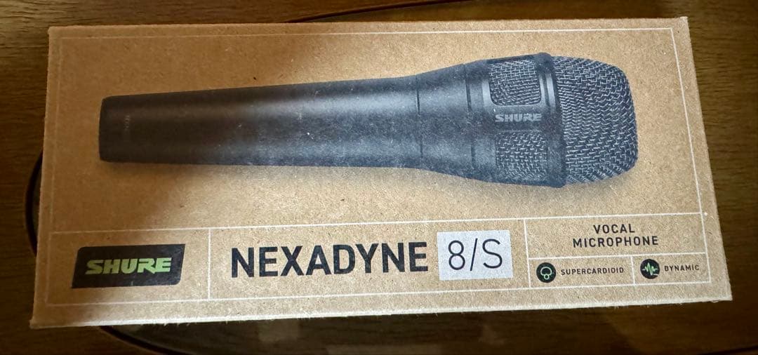 新品同様・SHURE NEXADYNE 8/S ¥44,000円SM58の後継機