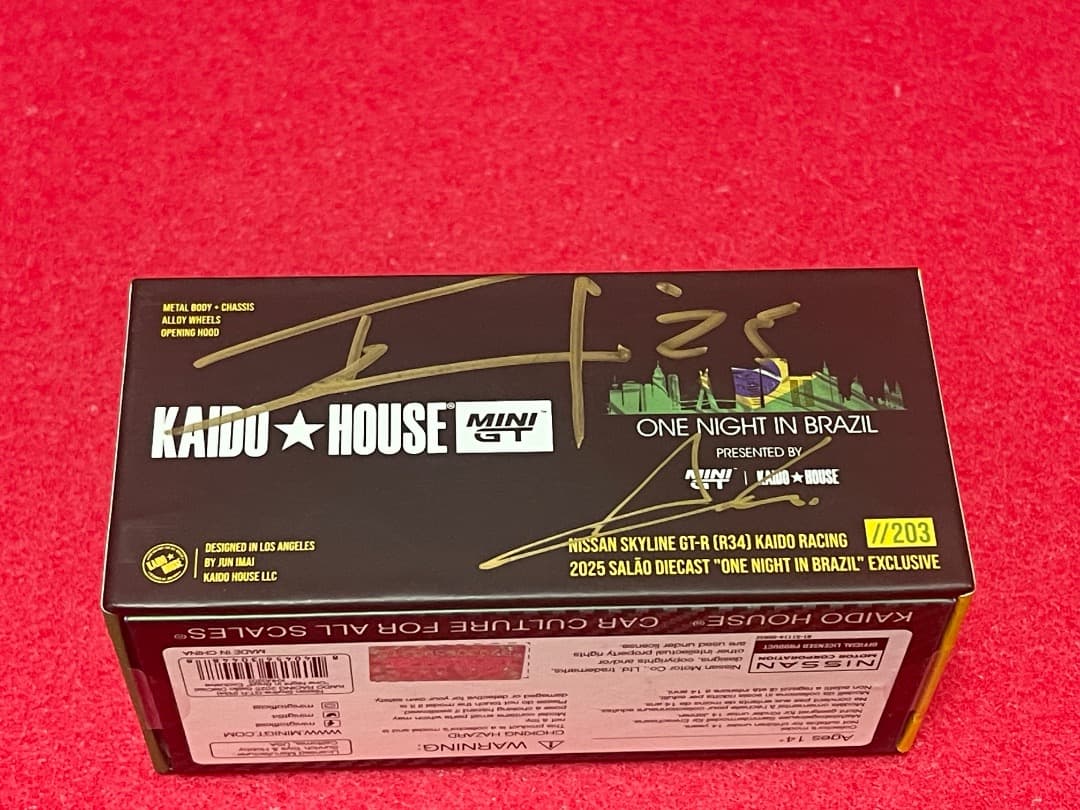 ミニカー One Night in Brazil Kaido House GTR 34