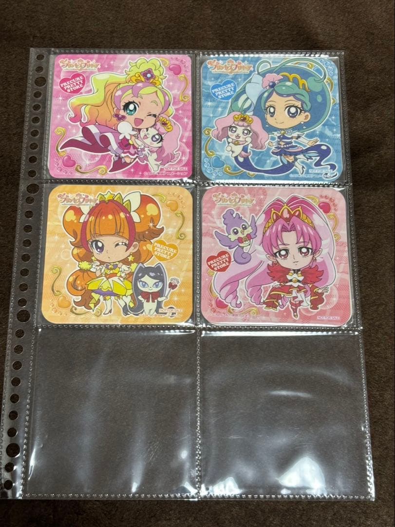 プリキュア　プリティストア　コースター　コンプリート　ノベルティ