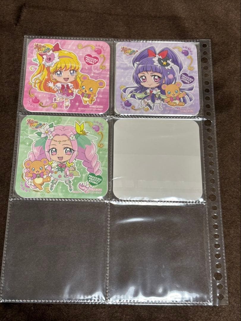 プリキュア　プリティストア　コースター　コンプリート　ノベルティ