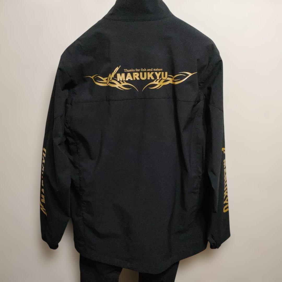 【MARUKYU】マルキュー撥水ストレッチジャケット・パンツL 上下セット 黒