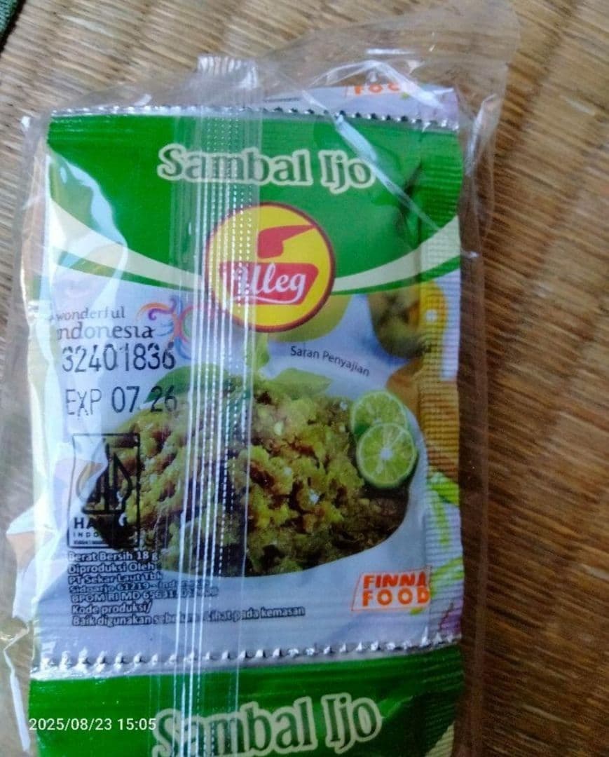 ULEG Sambal サンバル Ijo-Bawang-Terasi-380袋