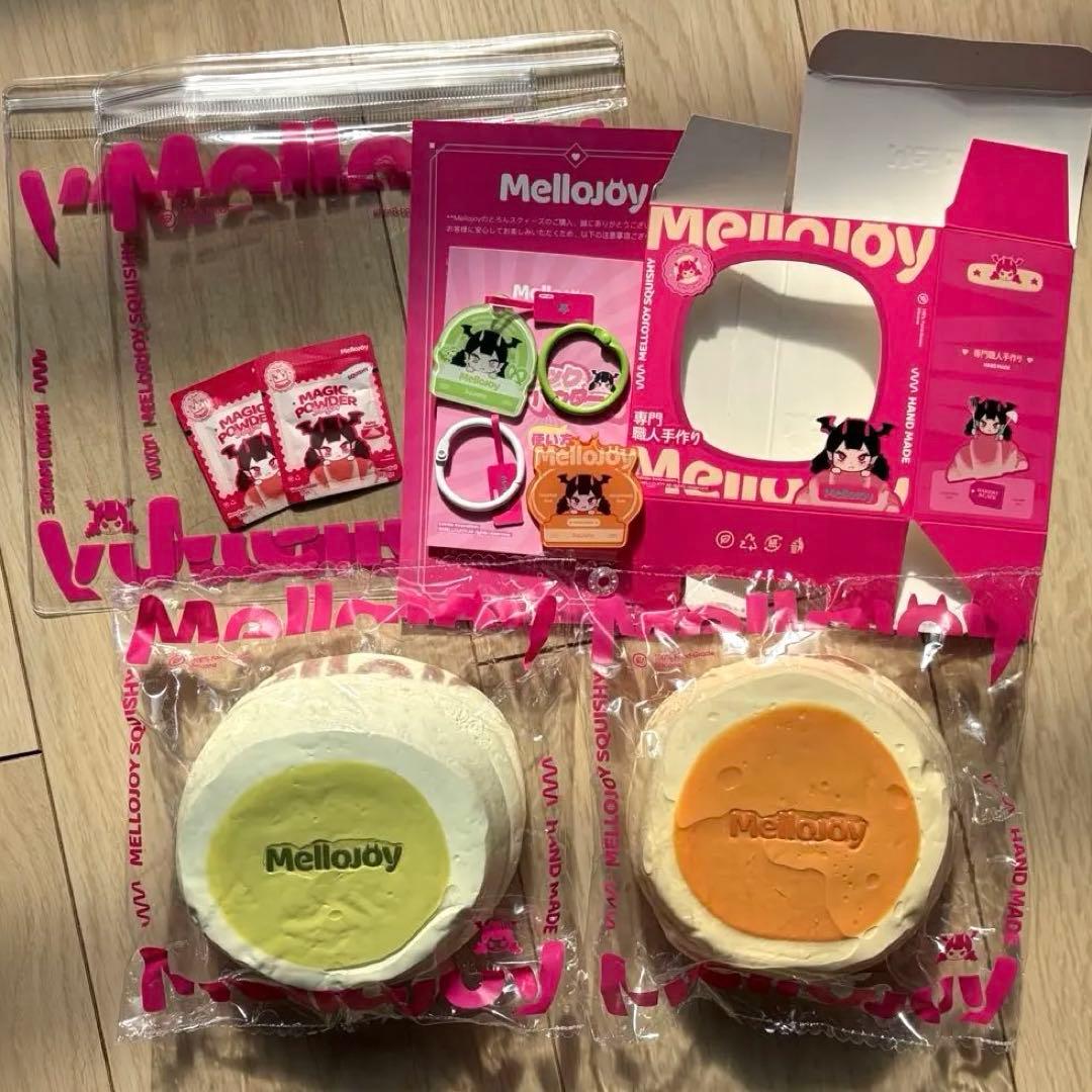 即購入◎ mellojoy 贅沢スフレ プレーン&抹茶 メロジョイ スクイーズ