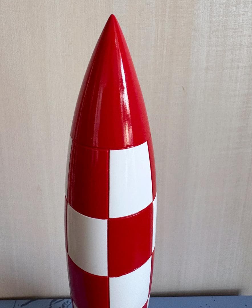 タンタンの冒険 レジン ロケット 証明書付 高さ約30cm tintin