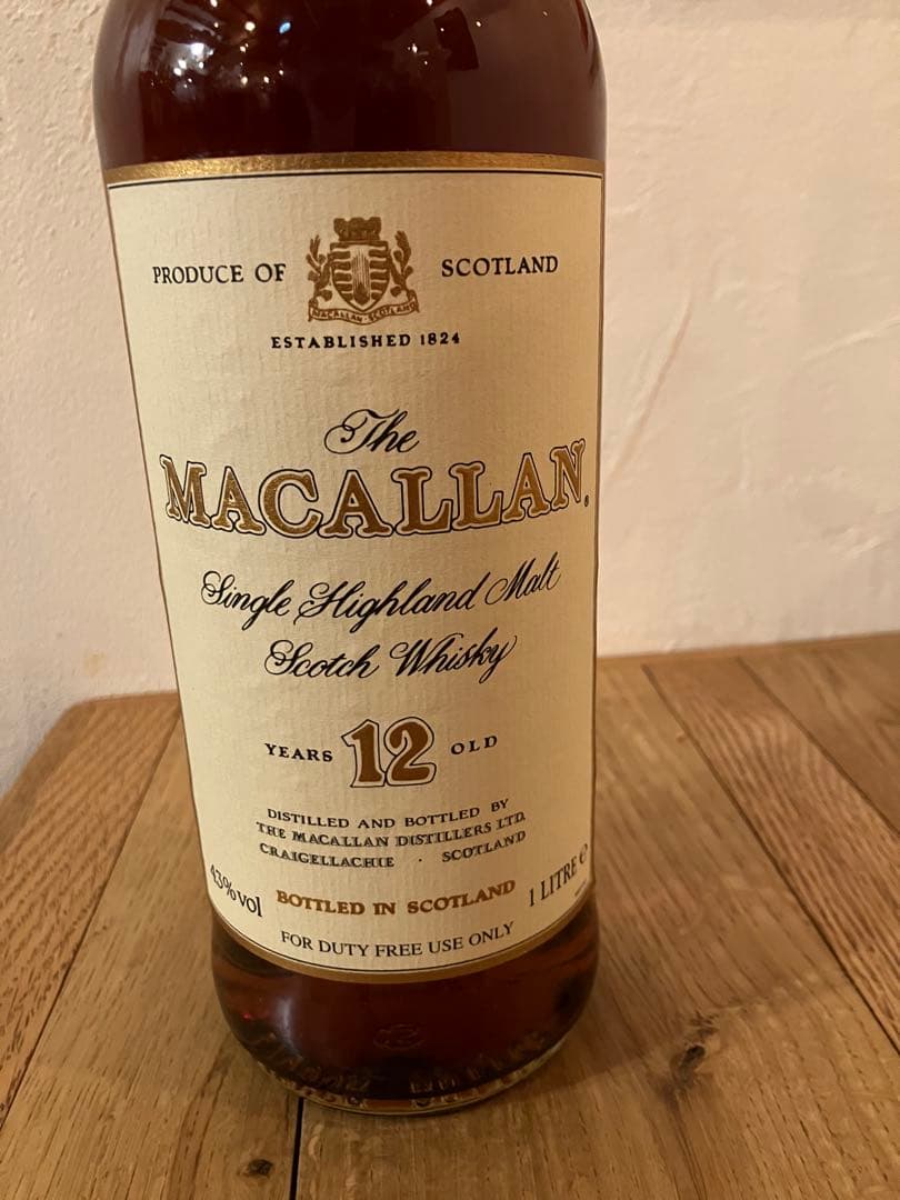 マッカラン12年旧ラベル 1l