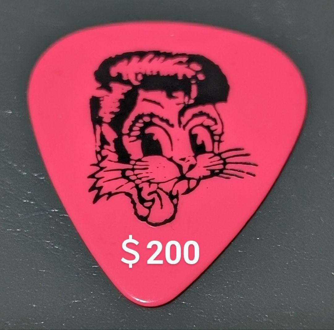 ミュージシャン 1990 Stray Cats Guitar Pick Brian Setzer