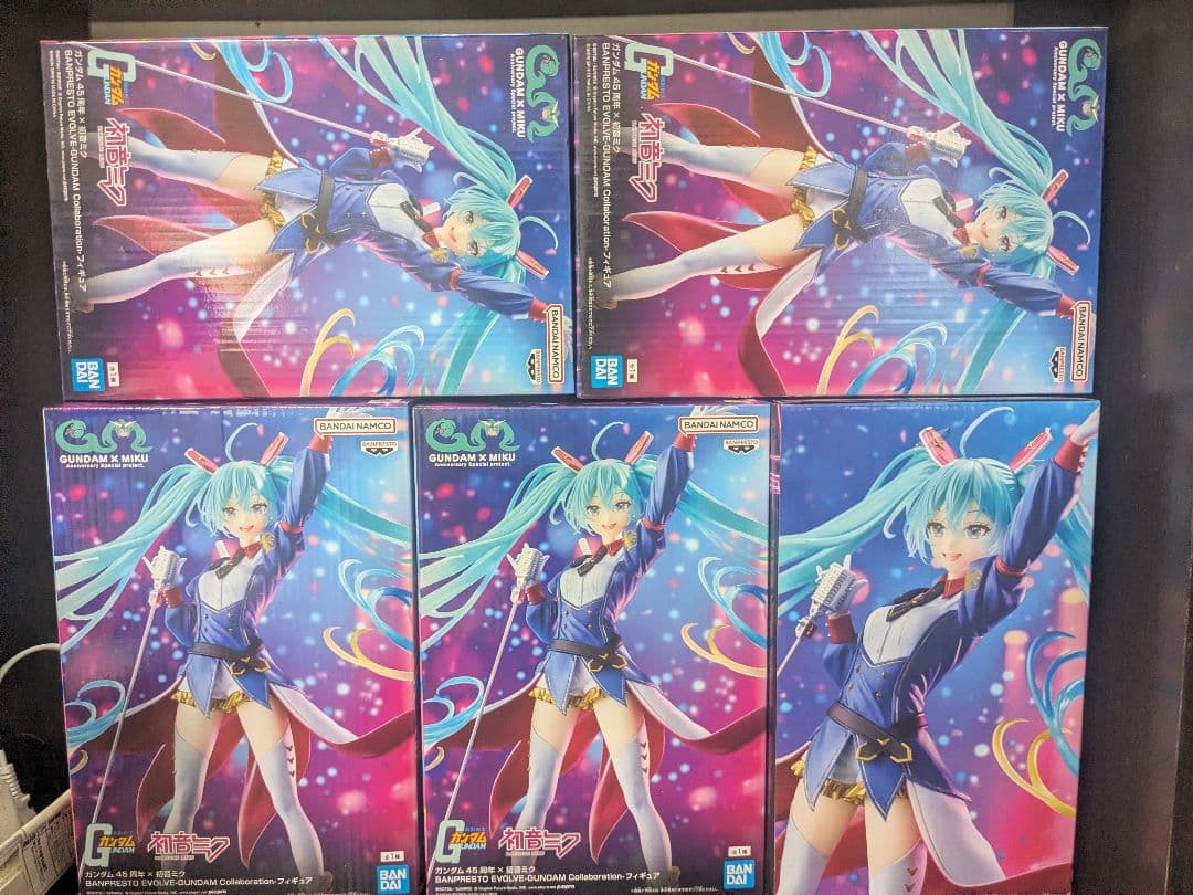 初音ミクガンダム コラボ フィギュア 5点セット