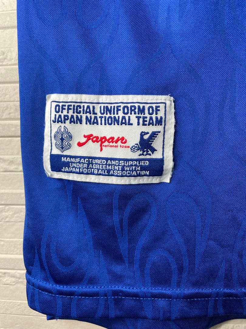 90s 中田英寿 サッカー 日本代表 ユニフォーム 98年 ゲームシャツ
